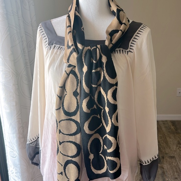 Coach | Accessories | Coach Reversible Signature Scarf | Poshmark